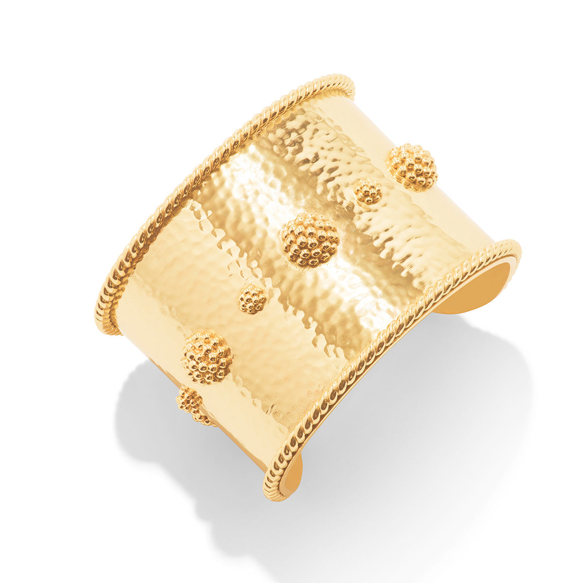 Berry Grande Cuff in Hammered Gold – The Little House Shop