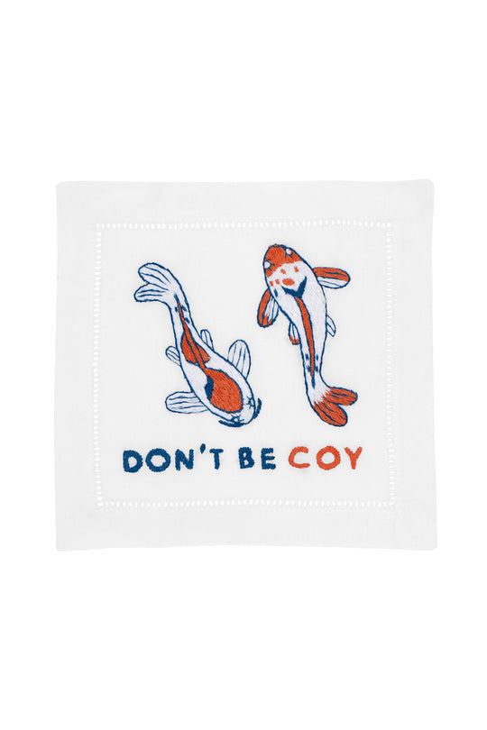Don't Be Coy Cocktail Napkins Set of 4 – The Little House Shop