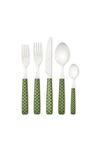 Everyday Green 5-Piece Place Setting – The Little House Shop