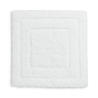 Caress Square Bath Rug - White – The Little House Shop