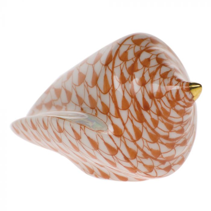 Herend Cone Shell, Rust – The Little House Shop